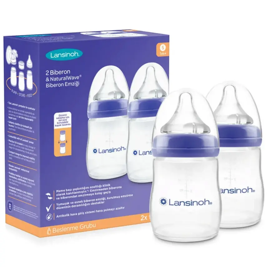 Lansinoh PP Biberon Seti 160 ml x 2