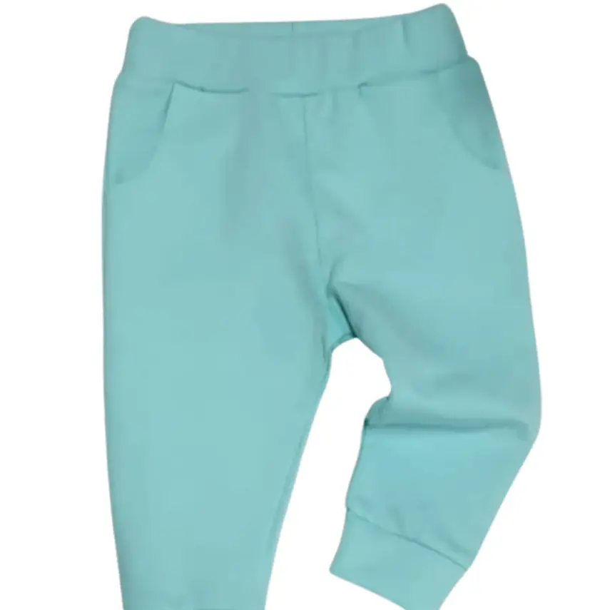 Tiffany Bebek Eşofman Altı Düz Turkuaz